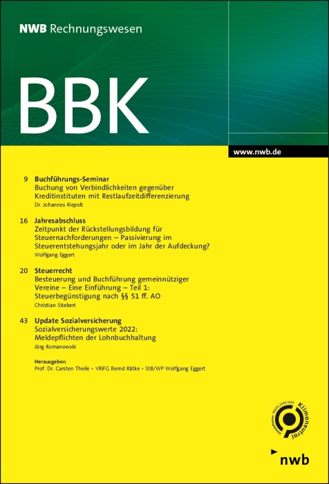 Zeitschriften - NWB Datenbank